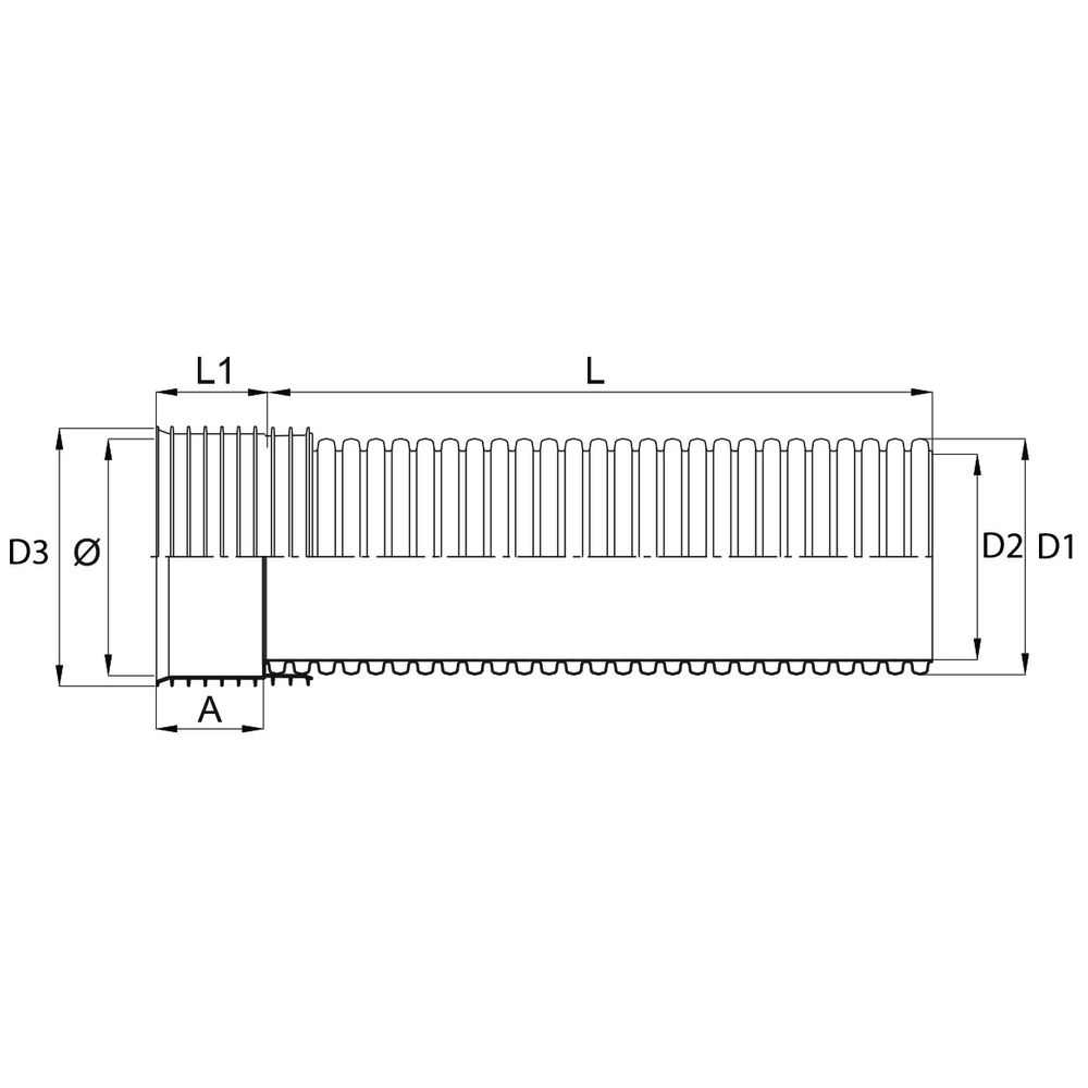 PP-RIBWALL BUIS BENOR DN 300 SN8 GEMOFT L=3M