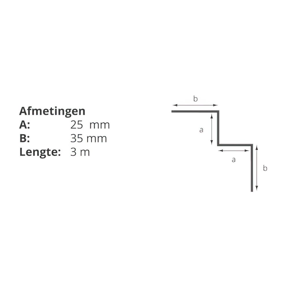 CEDRAL INTERNAL CORNER SYM 52 PEARL L=3M