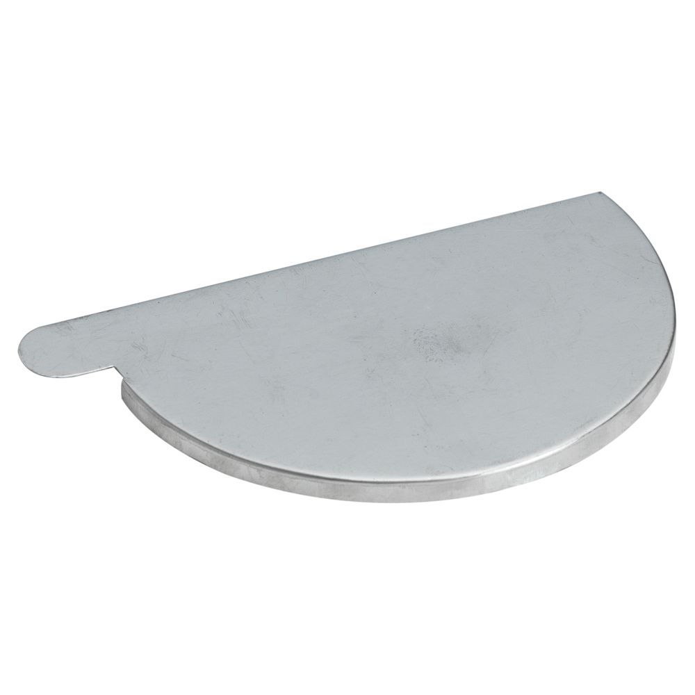 ZINC END CAP RIGHT HALF ROUND GUTTER 450/333
