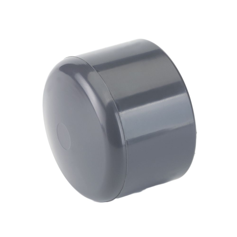 PVC PRESSURE GREY END CAP 40MM PN16