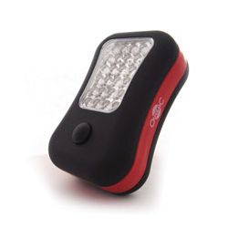 FLASHLIGHT 24+4 LED W/AAA BATTERIES