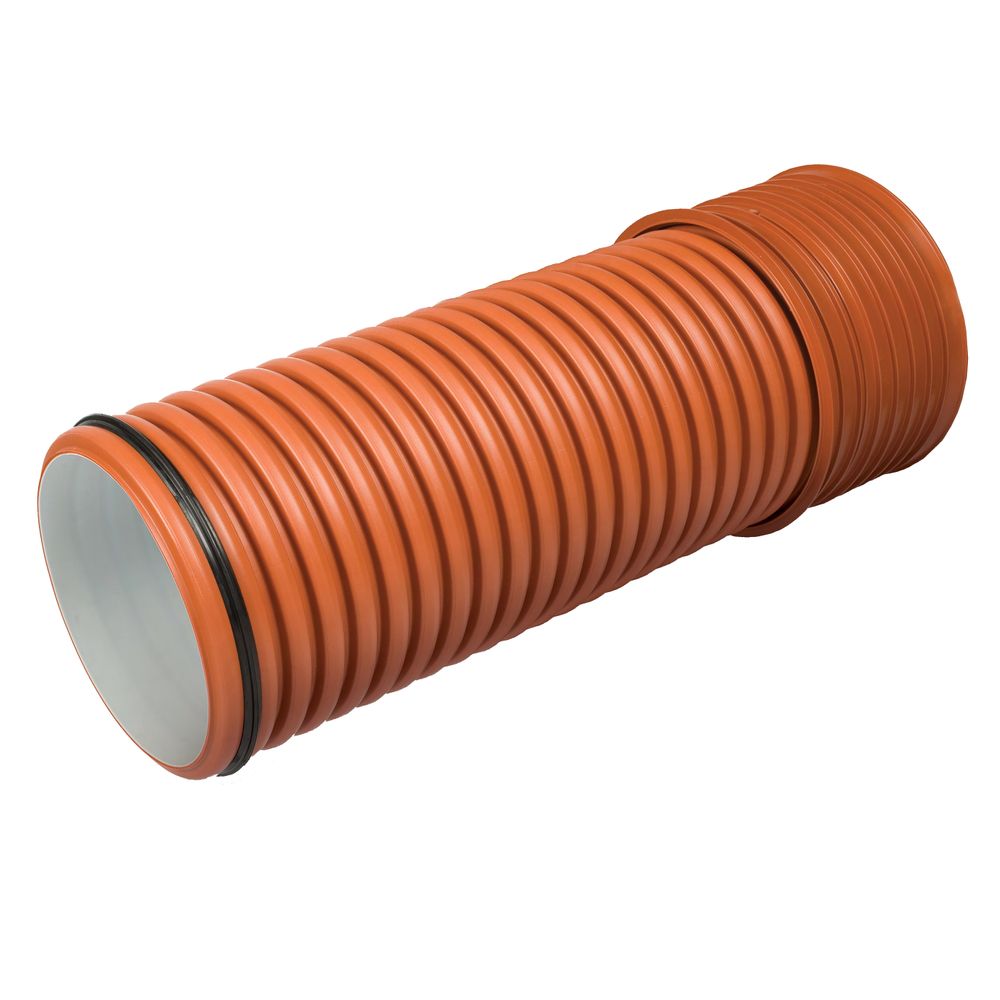 PP RIBWALL SOCKETED PIPE DN200 SN16 L=3M | Deschacht
