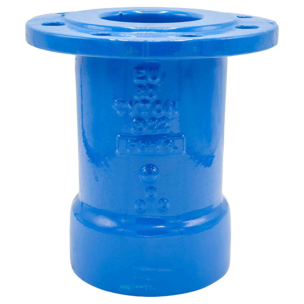 DI FLANGE SOCKET FIXED BLUE DN100 PN10/16