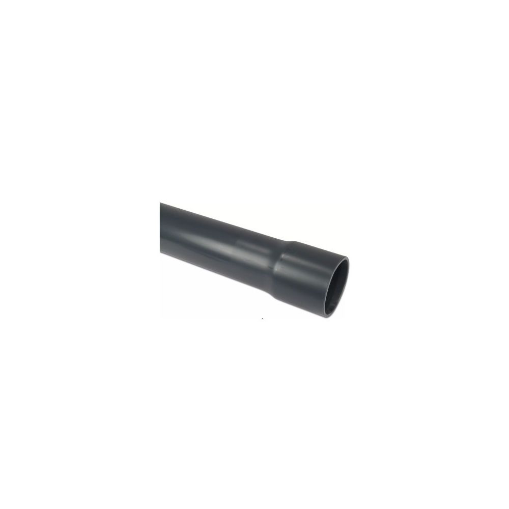 PVC SOCKET PIPE SCRAP BLACK 75X1.8MM 4M (TO GLUE)