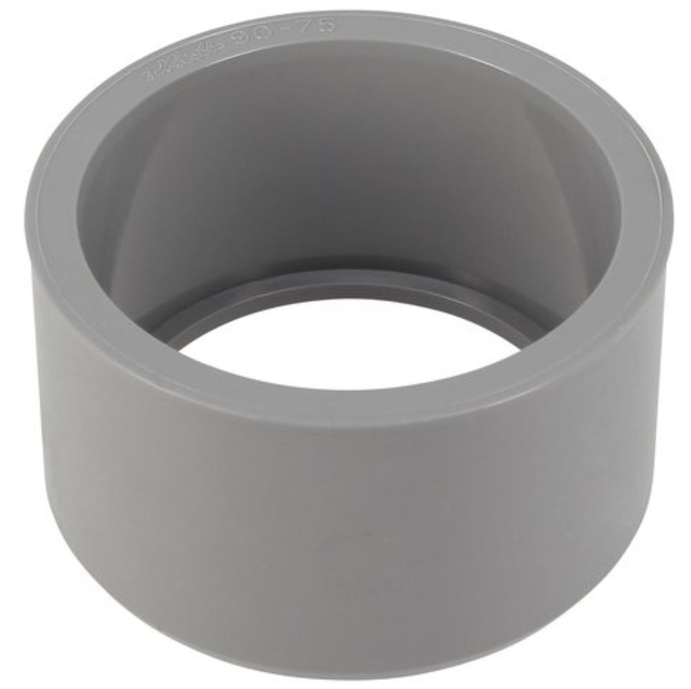 PVC REDUCER GREY 90/75MM (TO GLUE)