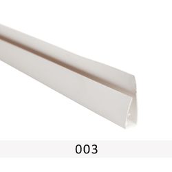 P109 U-PROFILE TRAFFIC WHITE (003) 6M