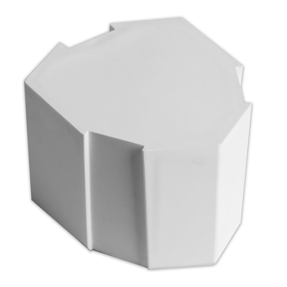 WHITE MARKER CAP H38 FOR GRASDAL 500X500X38