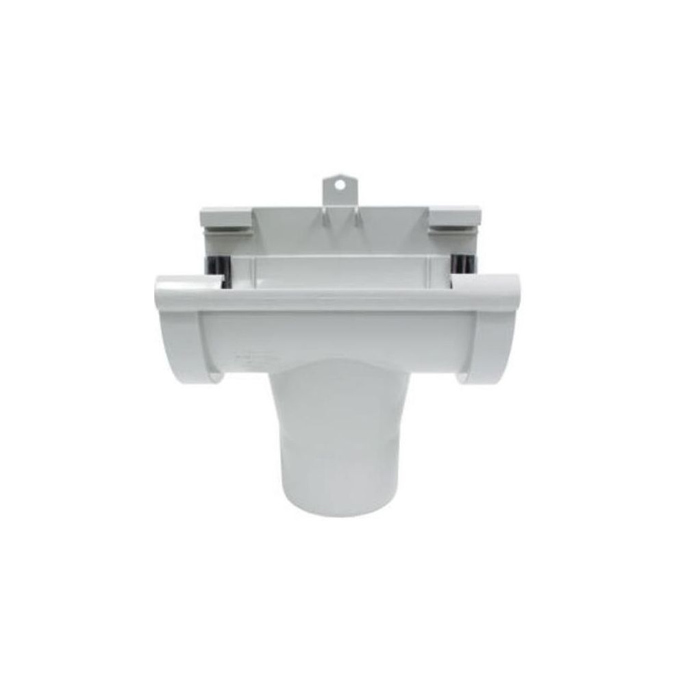 GUTTER S-165 MID OUTLET LIGHT GREY