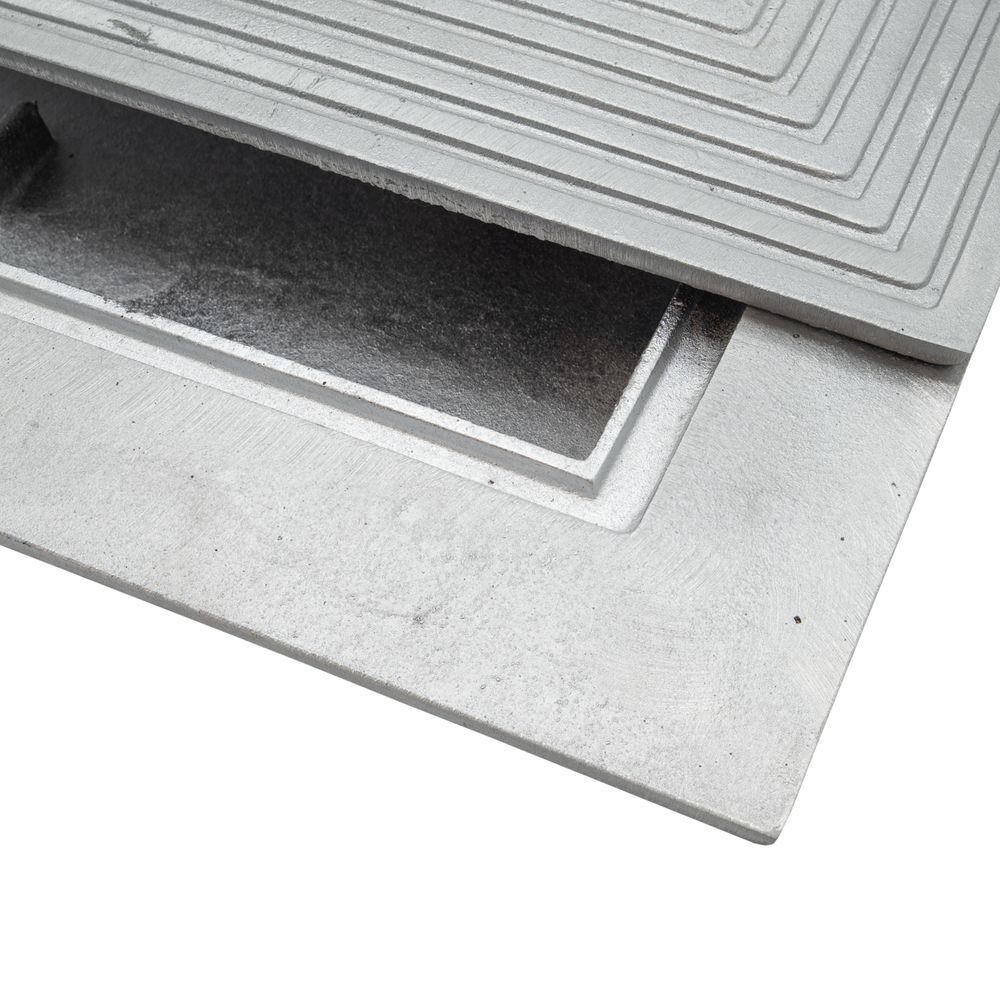 ALUMINIUM COVER DOUBLE BOTTOM 50X50CM H=61