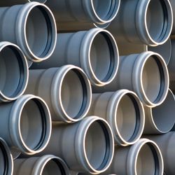 PVC SOCKETED PIPE GREY BENOR 400X7.9MM SN2 5M