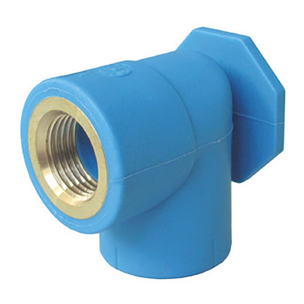 PPR NIRON COUDE 90° FIL. F SUP. DE FIX. D20x1/2''