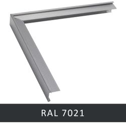 ALU ANGLE SORTANT STANDARD 50X50CM 60X64 7021 NOGR