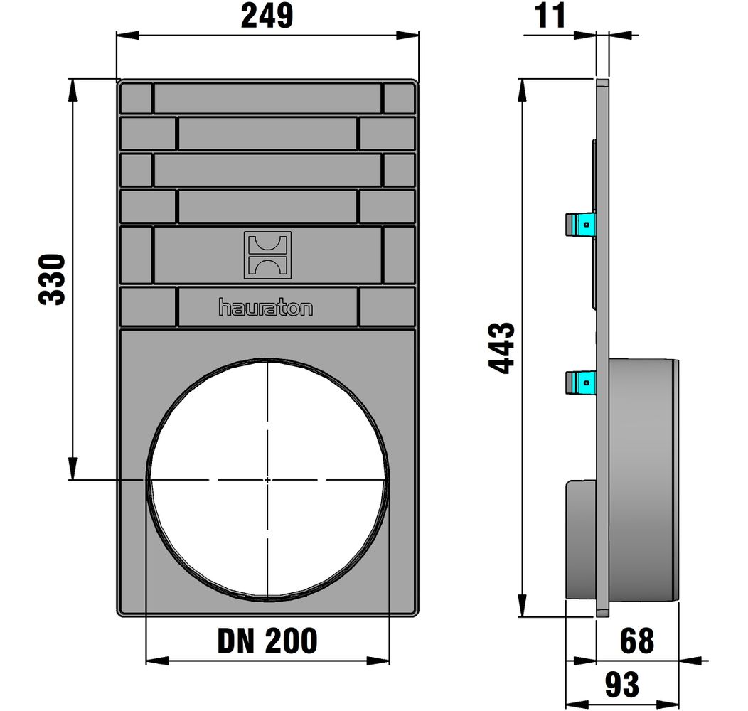 RECYFIX MONOTEC 200 EINDPLAAT MET UITLAAT