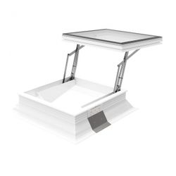 SKYLUX SKYMAX ROOKKOEPEL CE 100x100CM PVC OPSTAND 30/20