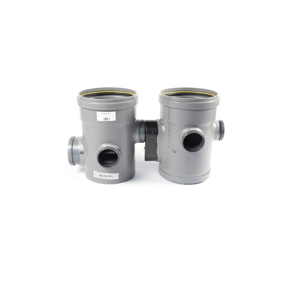 PVC DUB.PUT VP 400MM A/3X110 B/2X160 50cm