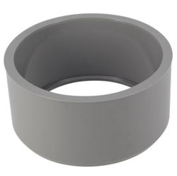 PVC VERLOOP GRIJS 125/110MM LIJMMOF
