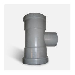 PVC T-STUK 88° GRIJS 110/75MM