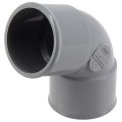 PVC BOCHT 32MM 67° BENOR GRIJS MOF/MOF LIJMMOF