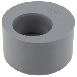 PVC VERLOOP GRIJS 75/40MM LIJMMOF