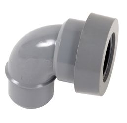 PVC SANITAIR BOCHT+RING 32MM 87° MOF/SPIE