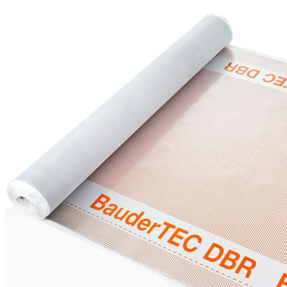 BAUDER TEC DBR 0.4MM 100M² DAMPSCHERM (1.25X80M)