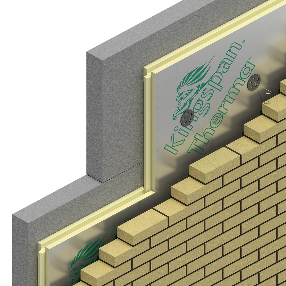 KINGSPAN THERMAWALL TW50 SPOUW 82MM 1.20x0.60M